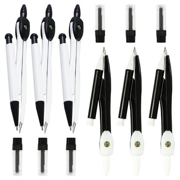 BAZIC Geometry Math Compass Set, Inch Centimeter Drawing Tool, 4-Pack ...