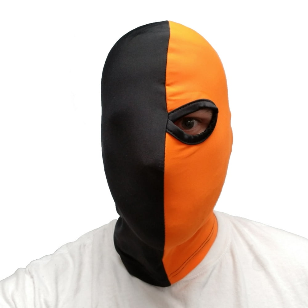 Deathstroke Mask Arrow One Eye One-Eyed Mask Batman Costume Cosplay ...
