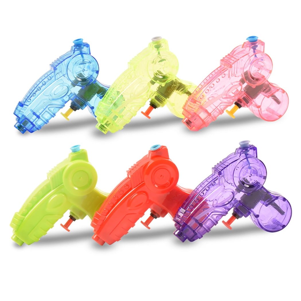 6PCS Water Squirt Toy Creative Mini Water Blaster Toy Summer Pool Toy ...