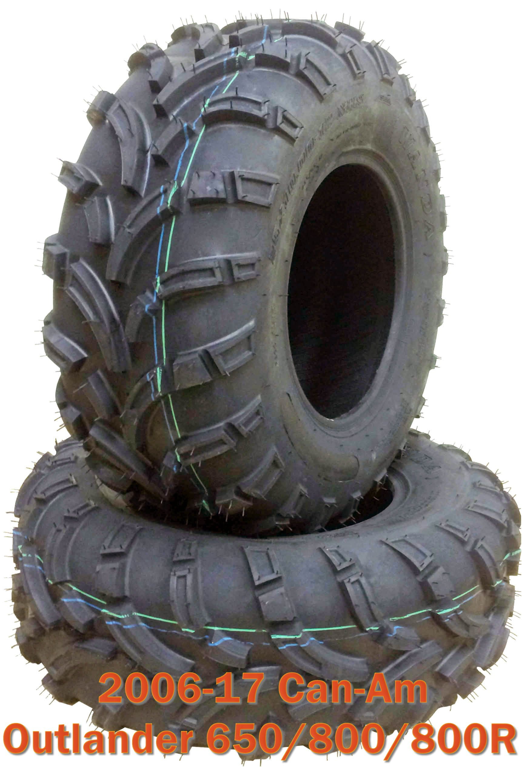 26x8-12 ATV Front Tires Set for 06-17 Can-Am Outlander 650/800/800R ...