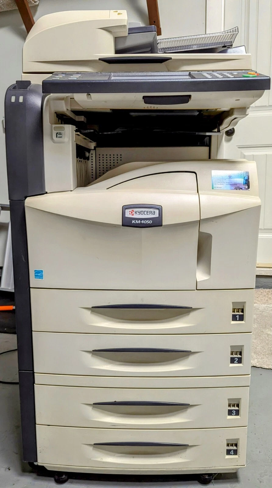 Restored Kyocera KM-4050 Monochrome Multifunction Copier (P/N KM-4050 ...