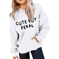 Children's Fashion Hooded Pullover Casual Winter Letters English Print ...