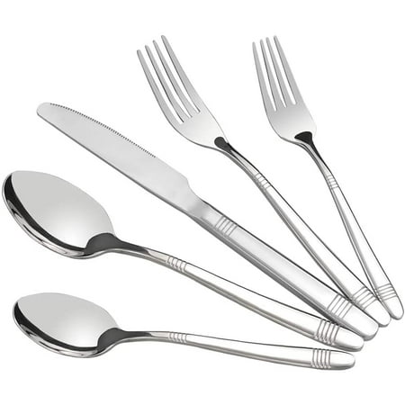 Stainless Steel Silverware Sets, 50 Pieces, Service for 10 | Walmart Canada