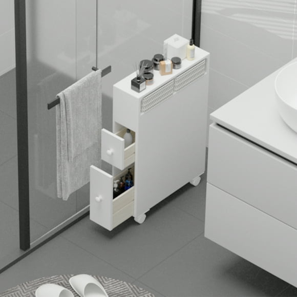 Slim Bathroom Storage Cabinet
