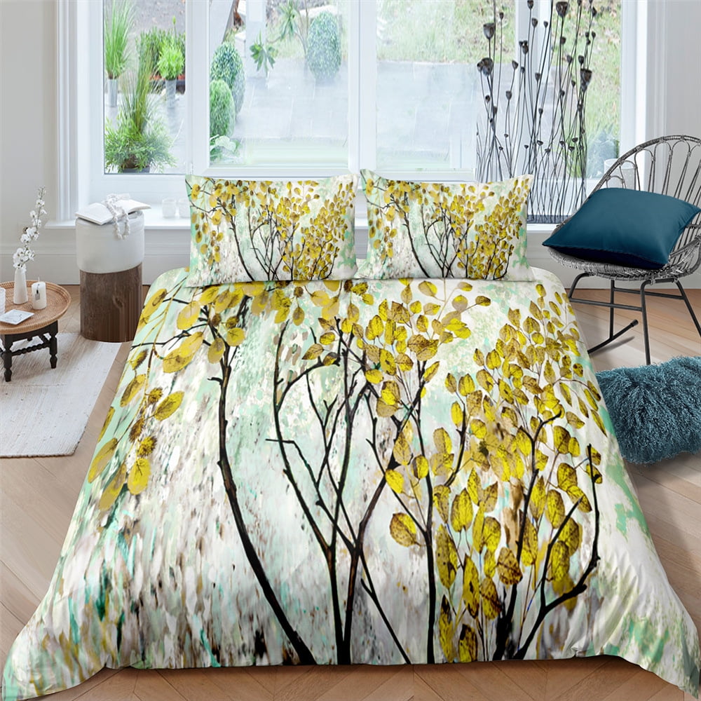 3D Floral Print Flowers Pattern Quilt Cover Set King Size 3-Piece 3D ...