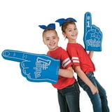 Fun Express School Spirit #1 Blue Foam Hands Bulk 72 Pc - Walmart.com
