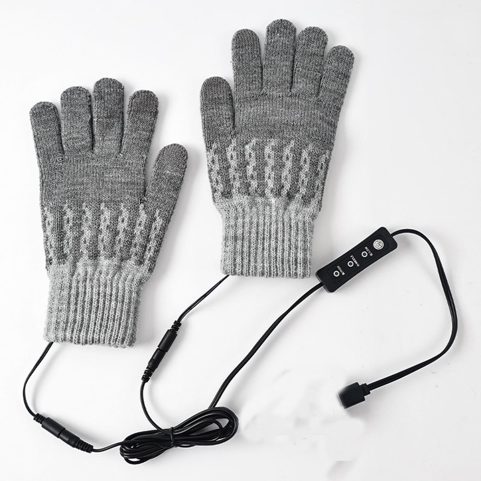 Click here for Jsaierl Mens Womens Warm Heated Gloves Winter Usb... prices