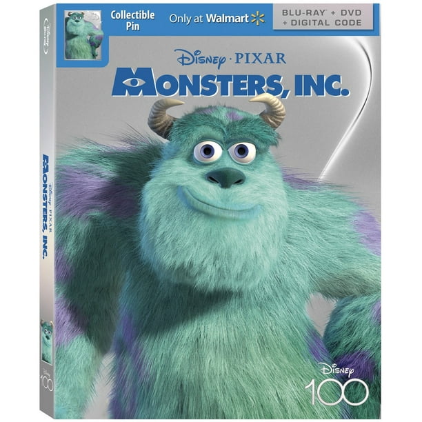 Monsters Inc - Disney100 Edition Walmart Exclusive (Blu-ray + DVD ...