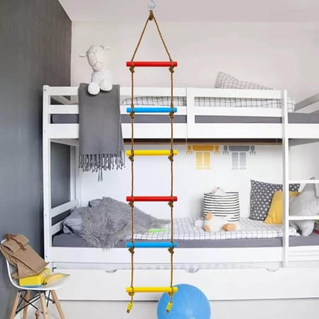 serony Kids Rope Ladder for 6 Gear Ladder Childrens Outdoor Indoor ...
