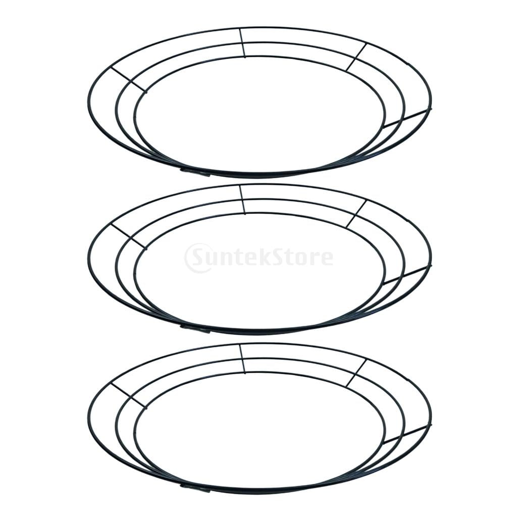 Click here for Almencla 3pc 10 Metal Wire Wreath Frame Form Hange... prices