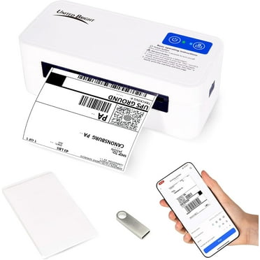 MUNBYN 4x6 Shipping Label Printer, Pink Thermal USB Label Printer Maker ...