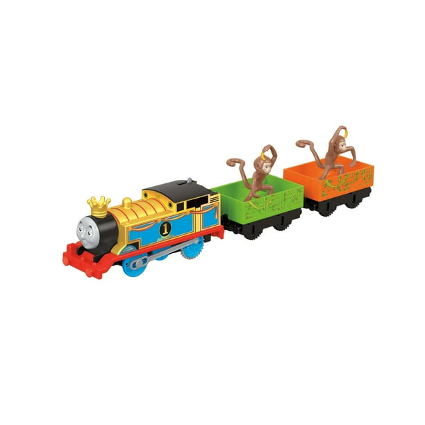 Thomas & Friends TrackMaster Motorized Monkey Mania Thomas Cargo Train ...