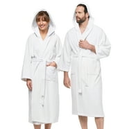 Kaufman Embroidered White Shawl Collar Robe His/Hers -Mr/Mrs -Mom/Dad ...