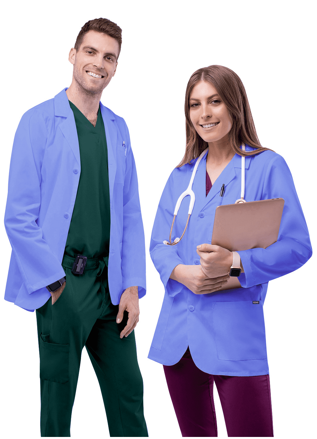 "Adar Universal Mens Lab Coats - Classic 31"" Consultation Lab Coat ...