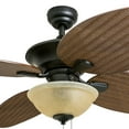"Honeywell 52"" Sunset Key Bronze 4-Blade Ceiling Fan, Indoor/Outdoor ...
