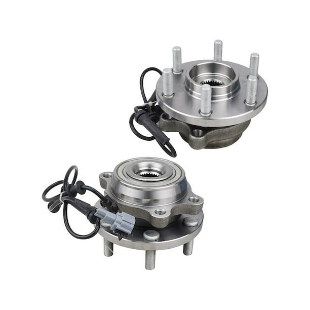 Front Wheel Bearing Hub Assembly Set of 2 - Compatible with 2005 - 2019 ...