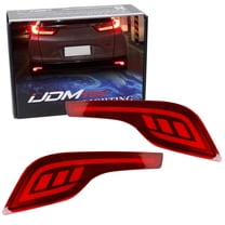 Red Lens Full LED Bumper Reflector Lights For 2019-22 Toyota Corolla ...