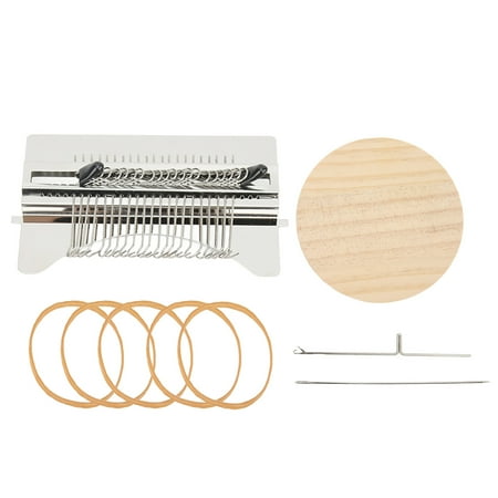 Darning Mini Loom Machine, Simple Operation Pine Wood Stainless Steel ...