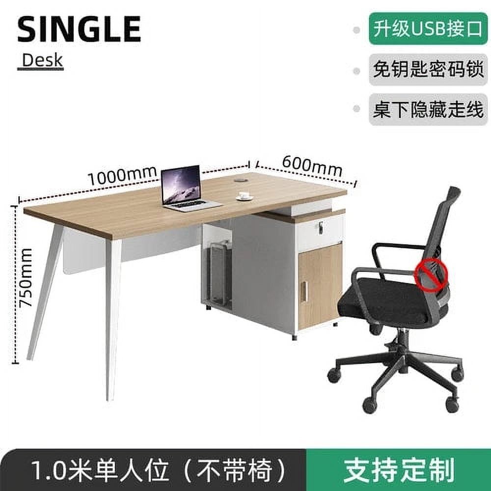 Big Upgrade Computer Table Storage Matt Modern Executive Reading Office ...
