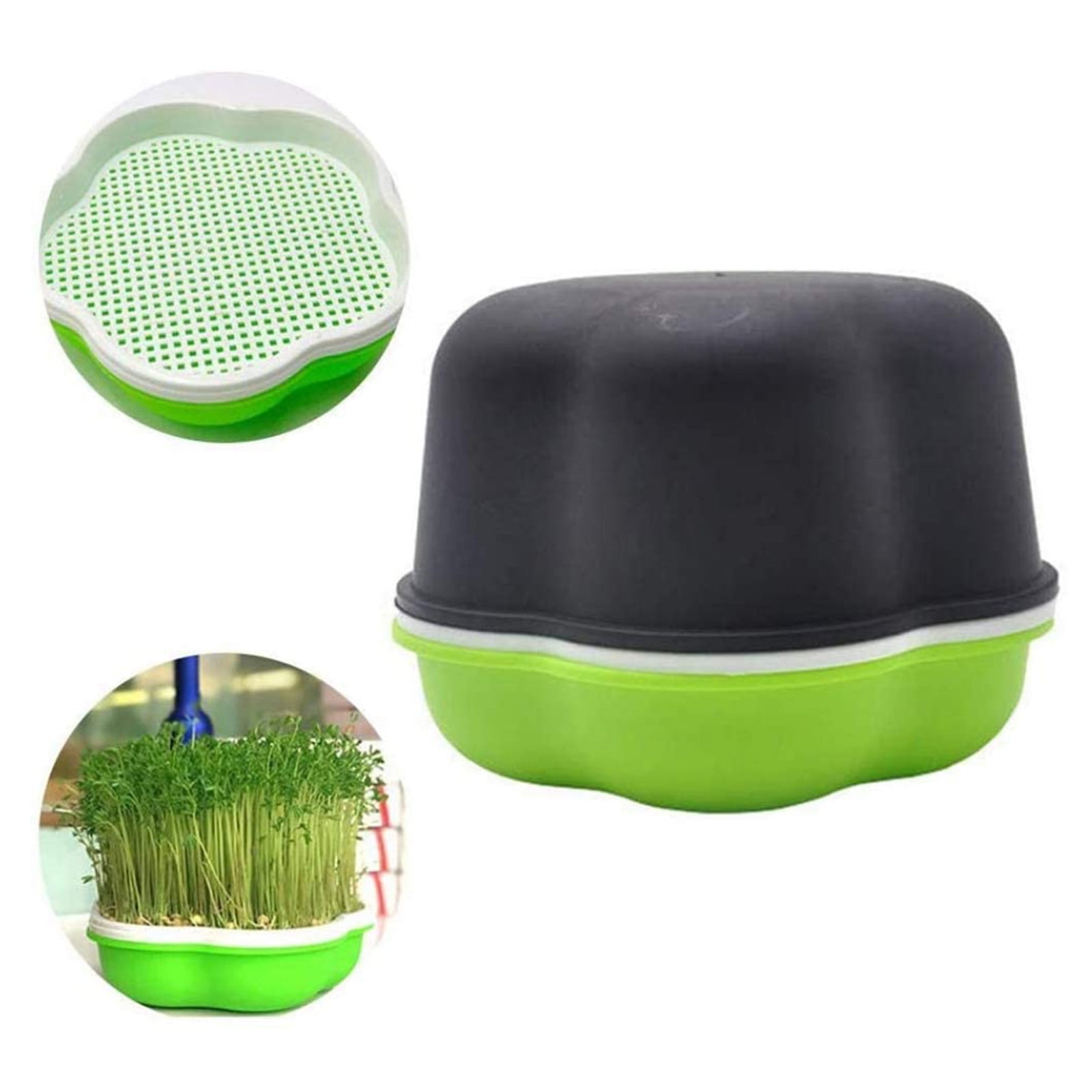 Sprout Tray Growing Planter Sprout Box Permanent Hydroponics Germinati ...