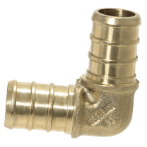 10 Pcs XFITTING Pex 3/4 Inch x 3/4 Inch Pex Elbow Brass Crimp Fitting, 23-2-2=10X - Walmart.com