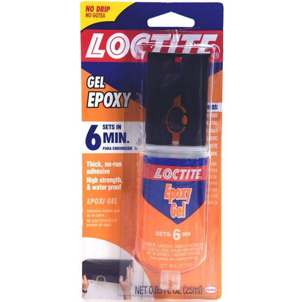 Loctite Heavy Duty Epoxy Gel, Quick Set, 0.85-Fluid Ounce Syringe ...
