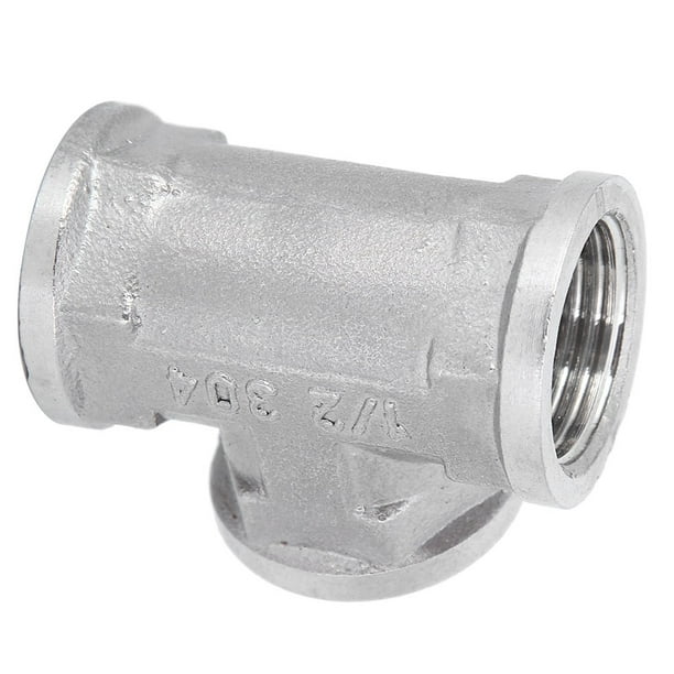 Tee Threaded Pipe,G1/2 to G1/2 to Pipe Fittings Threaded Pipe Connector ...