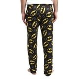 Batman Men's Lounge Sleep Pants, Black, XL - Comfortable Gotham Knight ...