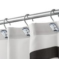 12 Piece Set - 12pcs Square Acrylic Shower Curtain Hooks Rings ...
