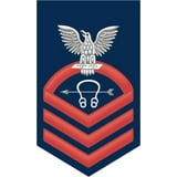 3.8 Inch Navy Chief Red E-7 Sonar Technician ST Decal Sticker - Walmart.com