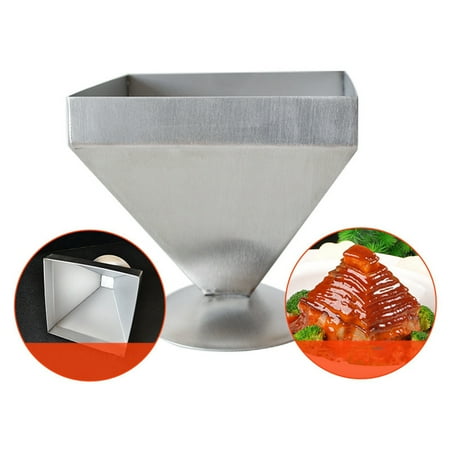 Coofit Stainless Steel Pyramid Mold Creative Pyramid Food Mold Pyramid ...