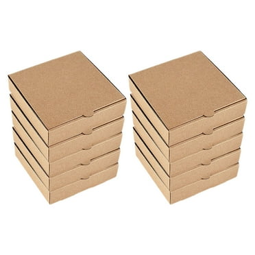 Spec101 Kraft Mini Pizza Boxes, 5 Inch, 10-Pack Bulk Packaging Paper ...