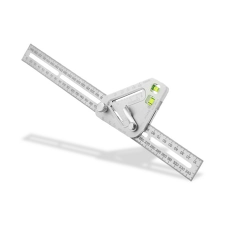 Aluminum Alloy Angle Multi-Function Protractor Drawing Tools Measure ...