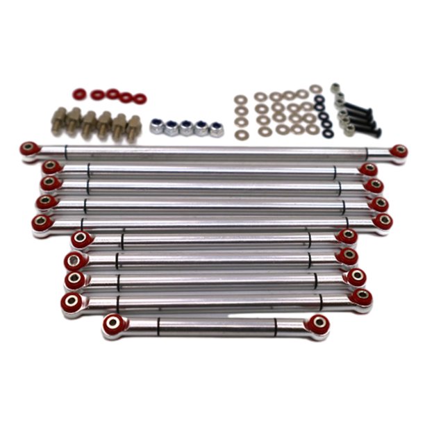 mmirethe Metal Steering Pull Rod Linkage Set For 1/12 ECX RGT 136100 ...