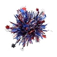 5PC Independence day decorations office Multi-Colored Glitter Tassel ...