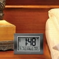 7-inch Atomic Alarm Clock with Date, Day of Week and Temperature ...