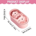 Dusknt 1Pc 3D Cherry Blossom Silicone Ice Mold Stackable Flexible Tray ...