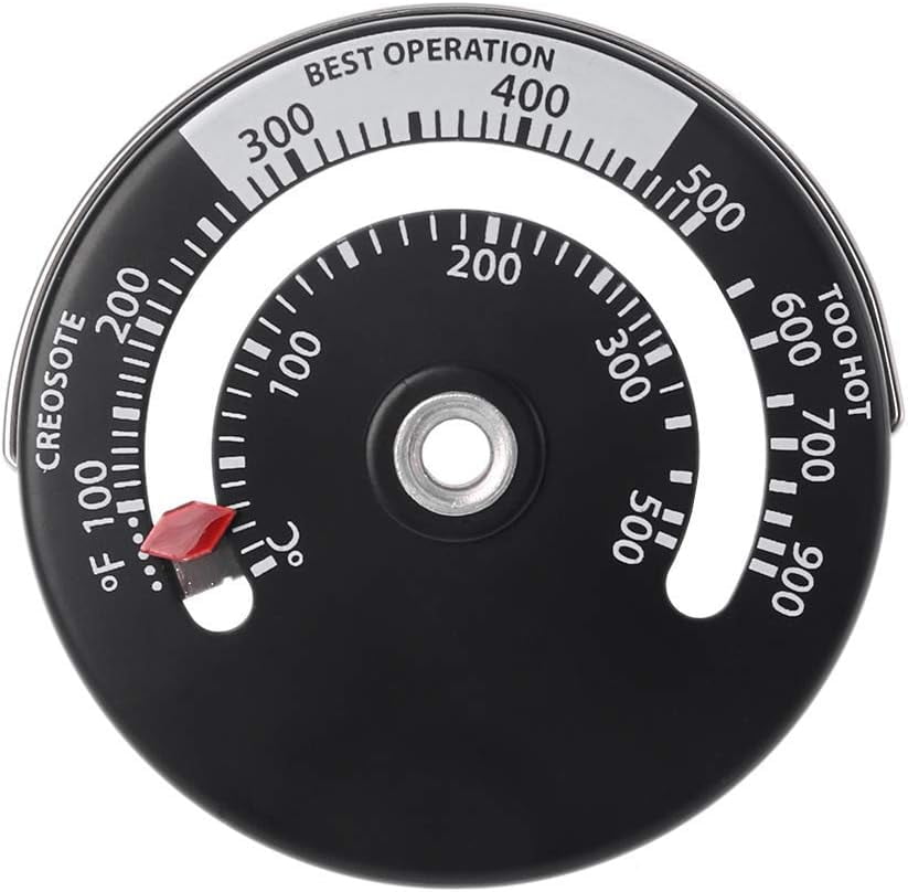 Termómetro magnético SSuperp para conducto de humos de estufa indicador ...