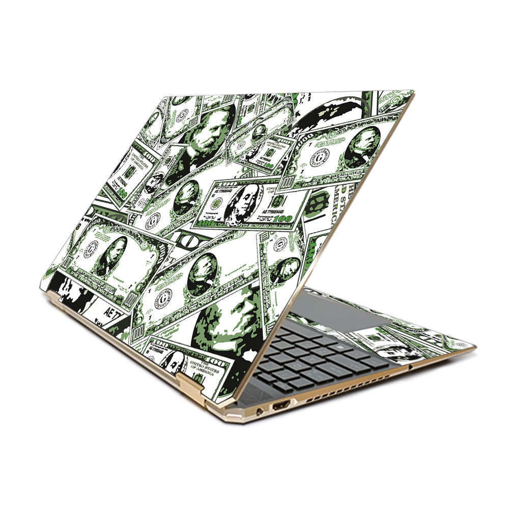Skin Decal Wrap Compatible With HP Spectre x360 15.6" Gem-Cut (2019 ...