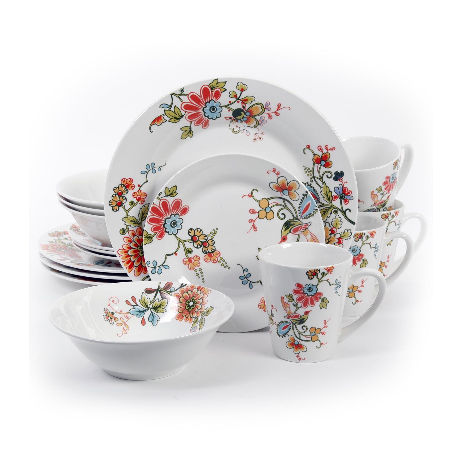 Gibson Home Doraville 16 Piece Dinnerware Set - Walmart.com