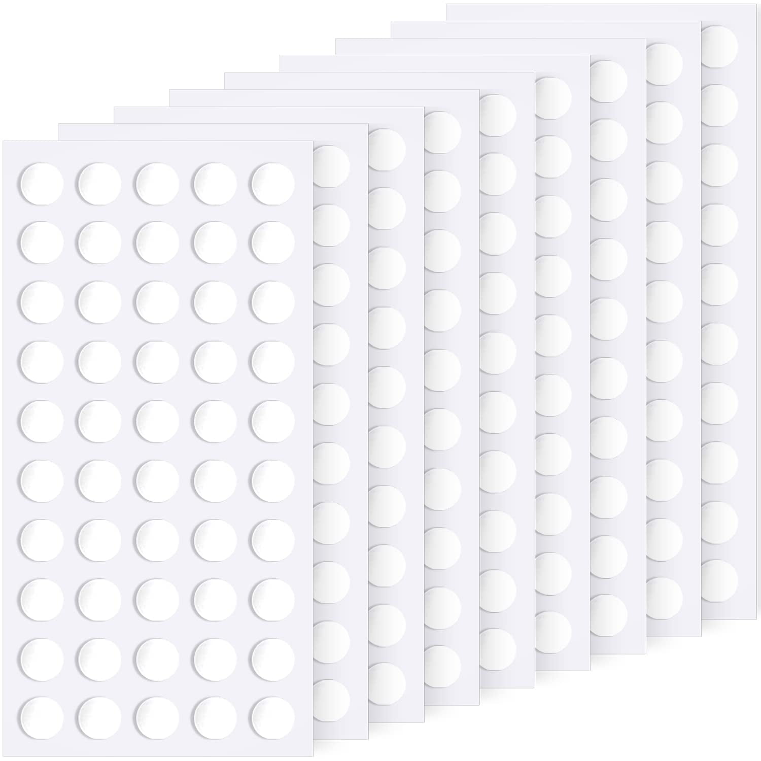 Sticky Dots, 450 6mm/0.24" Adhesive Tack, Double Sided Removable Clear ...