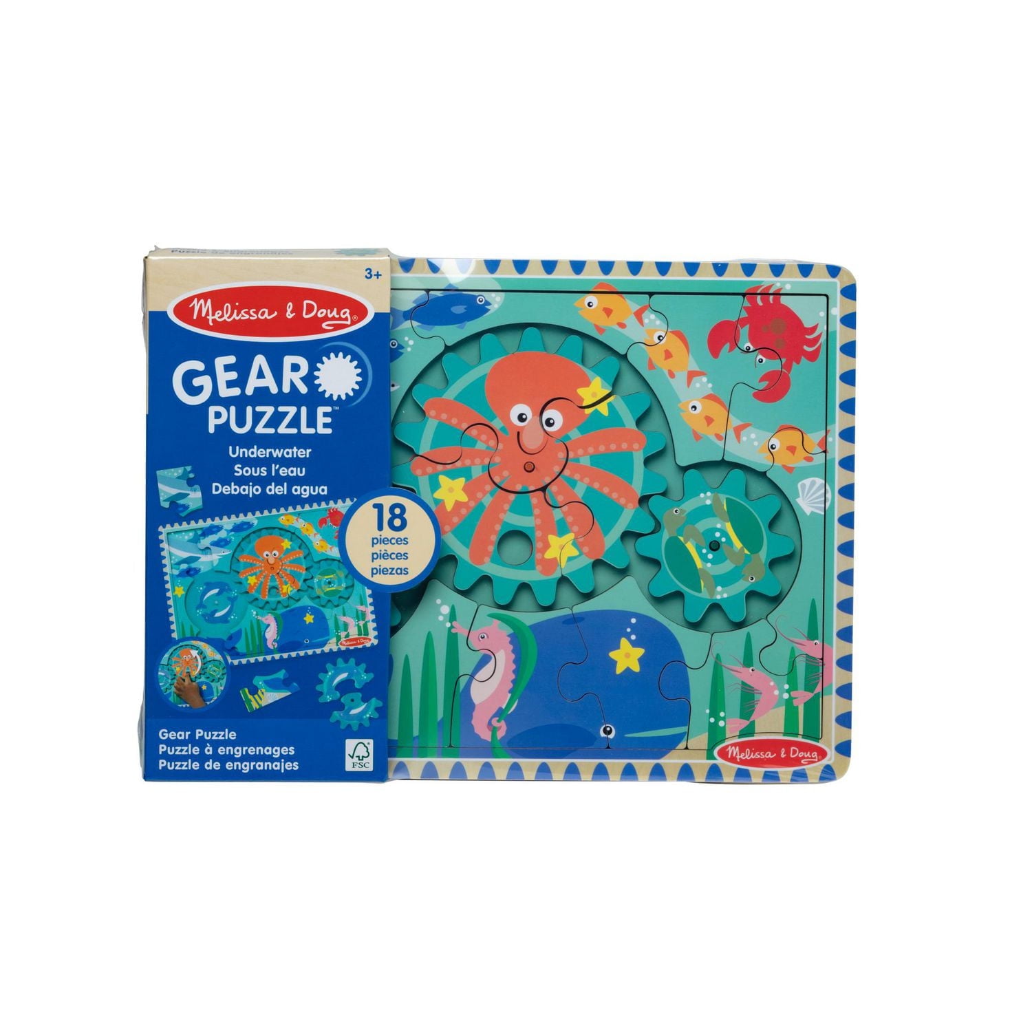 Click here for Melissa & Doug Wooden Underwater Jigsaw Spinning G... prices