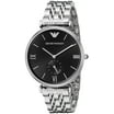 Emporio Armani AR0389 Men's Stainless Steel Chronograph Watch, Black ...
