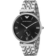 Emporio Armani AR1840 Women's Two-Tone Steel Watch with Crystal Accent ...
