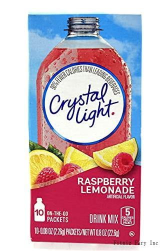 On The Go Raspberry Lemonade Drink Mix, 10-Packet Box (Pack Of 15 ...