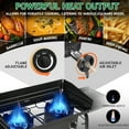 Ktaxon 2 Burner 150,000 BTU Outdoor Stove, Cast Iron, Removable Legs ...