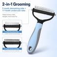 Pet Pro Grooming Tool, Long-Haired Dog Shedding Remover, Brush for ...