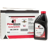 PENN GRADE 1 71196, Synthetic Blend High Performance Oil SAE 20W-50, 12 ...