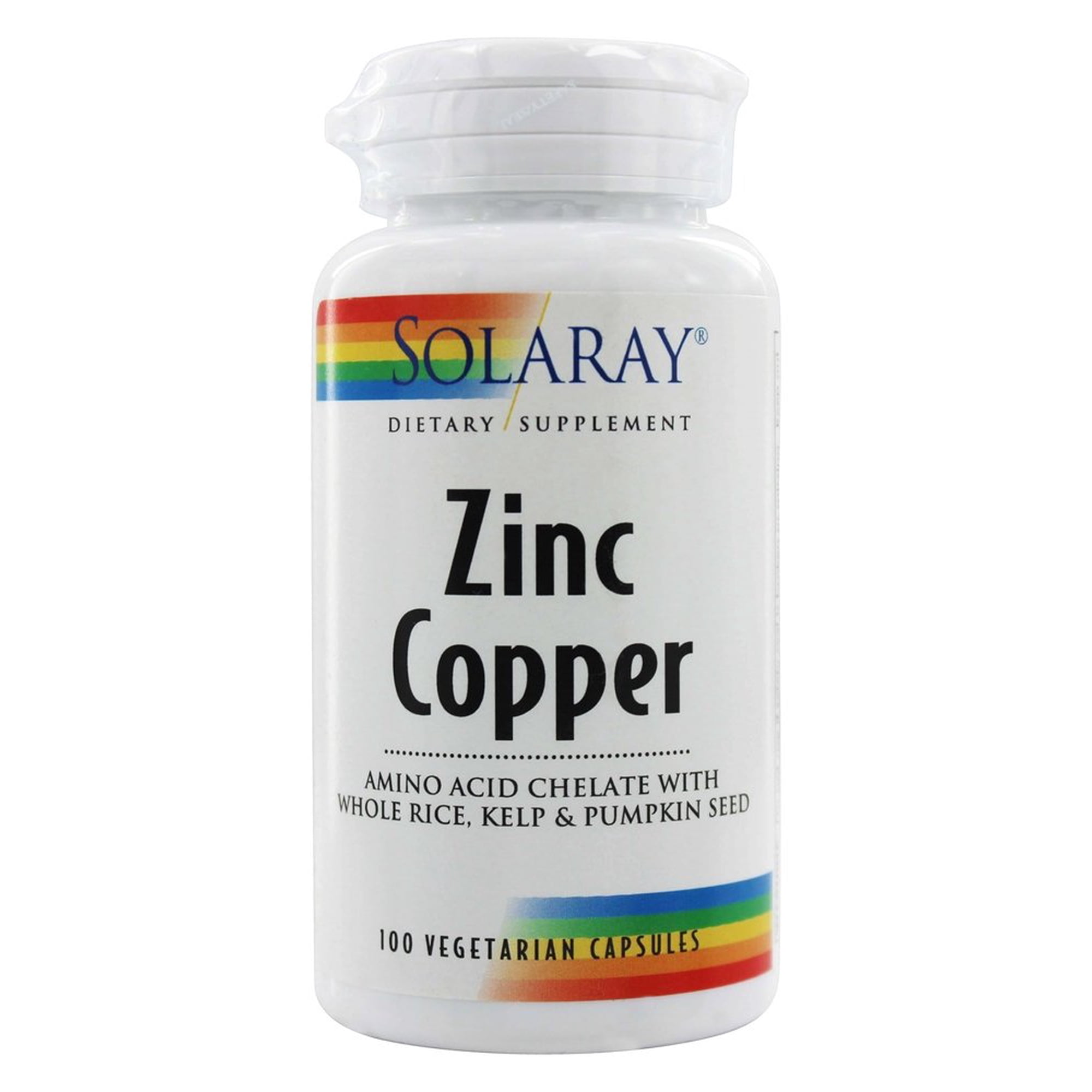 Click here for Solaray - Zinc 50mg Copper 2 Mg. - 100 Vegetarian... prices