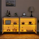 Free Shipping! AMERLIFE Sideboard Buffet Cabinet, Accent Cabinet with ...